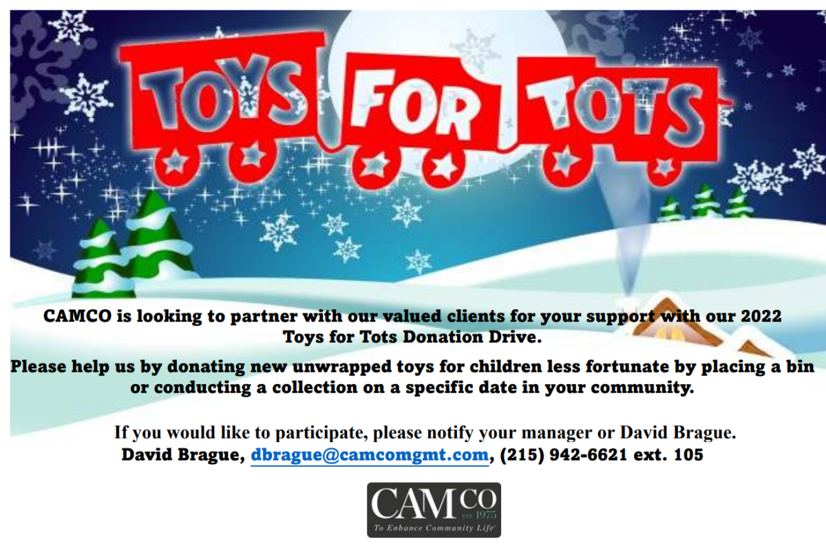Toys for Tots Fundraiser - CAMCO Management Company